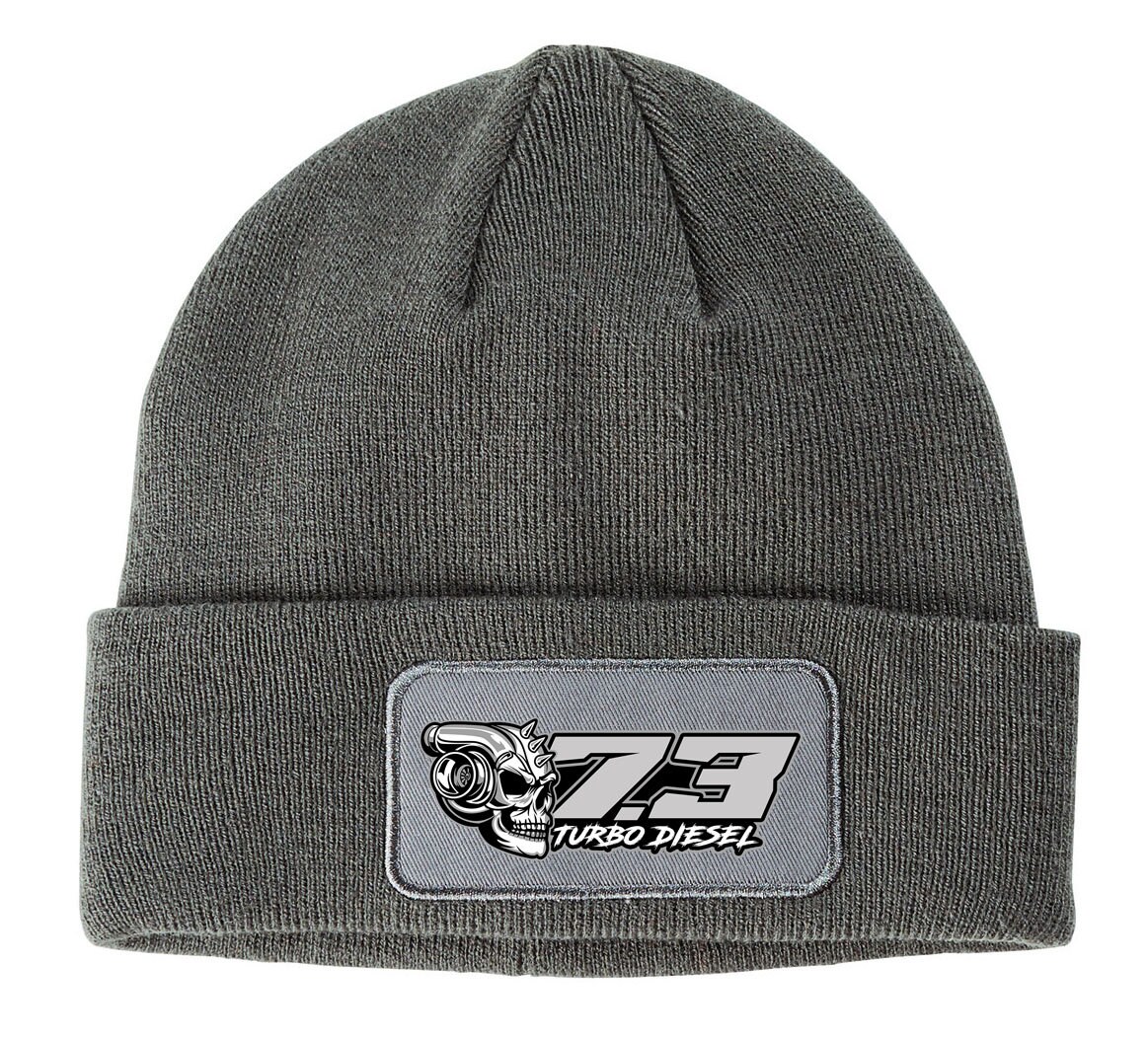 7.3 Turbo Diesel Skull Winter Hat Beanie - Powerstroke Power Stroke ...