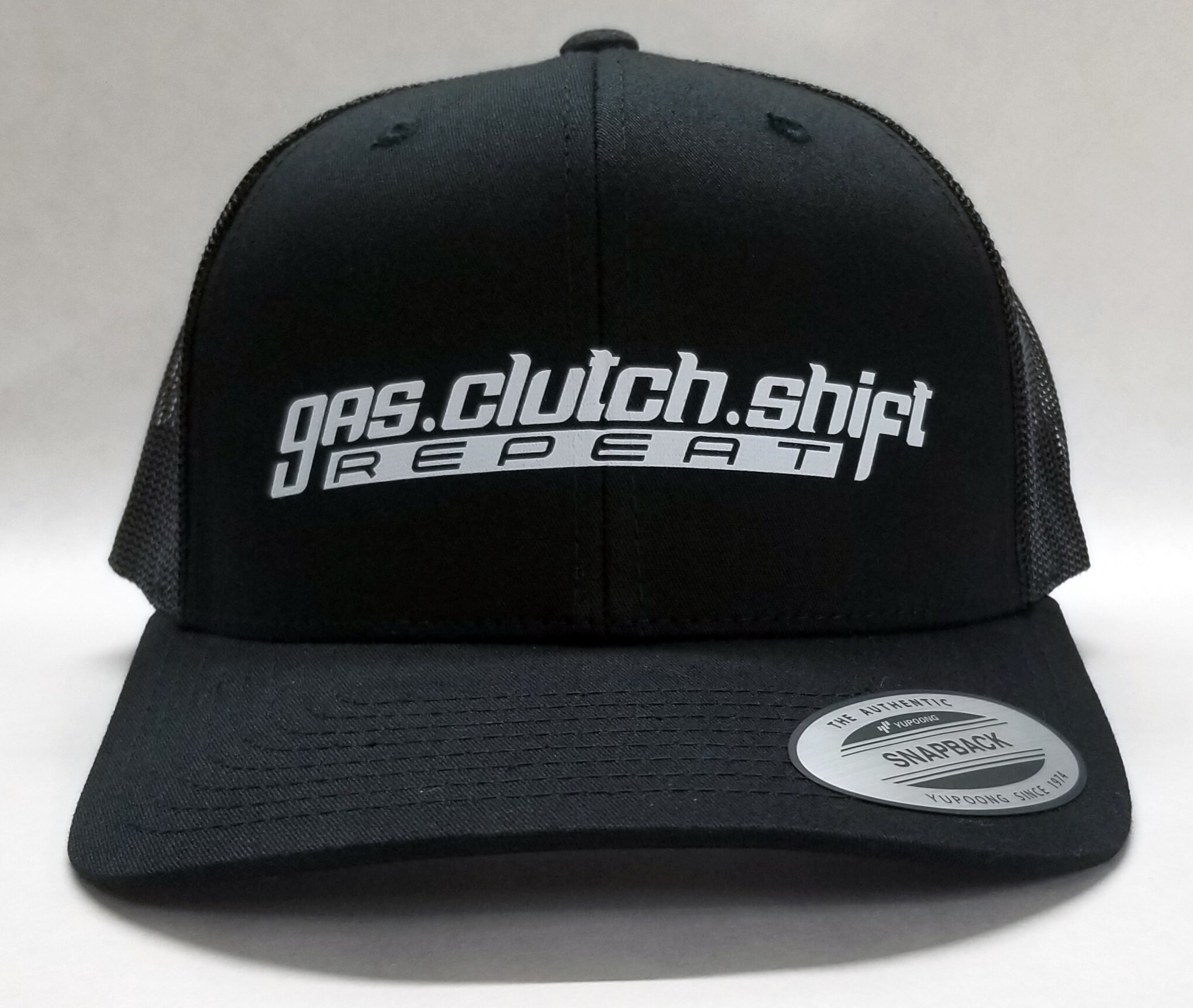 Gas Clutch Shift Repeat Snapback Hat JDM, Trucker, Race Car, Drag Race ...