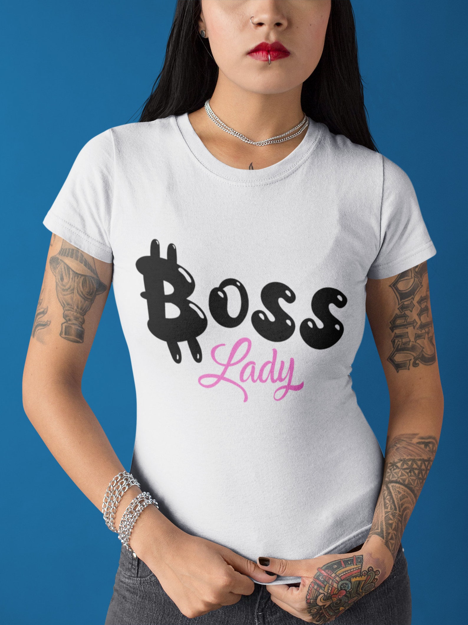 Bitcoin Bosslady T-shirt BTC Boss Lady Jersey Short Sleeve - Etsy Canada