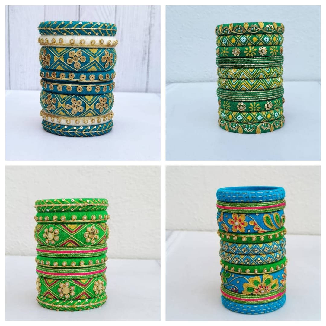 Navratri Special Handmade Bangles Set for All Beautiful Women. Bangles ...