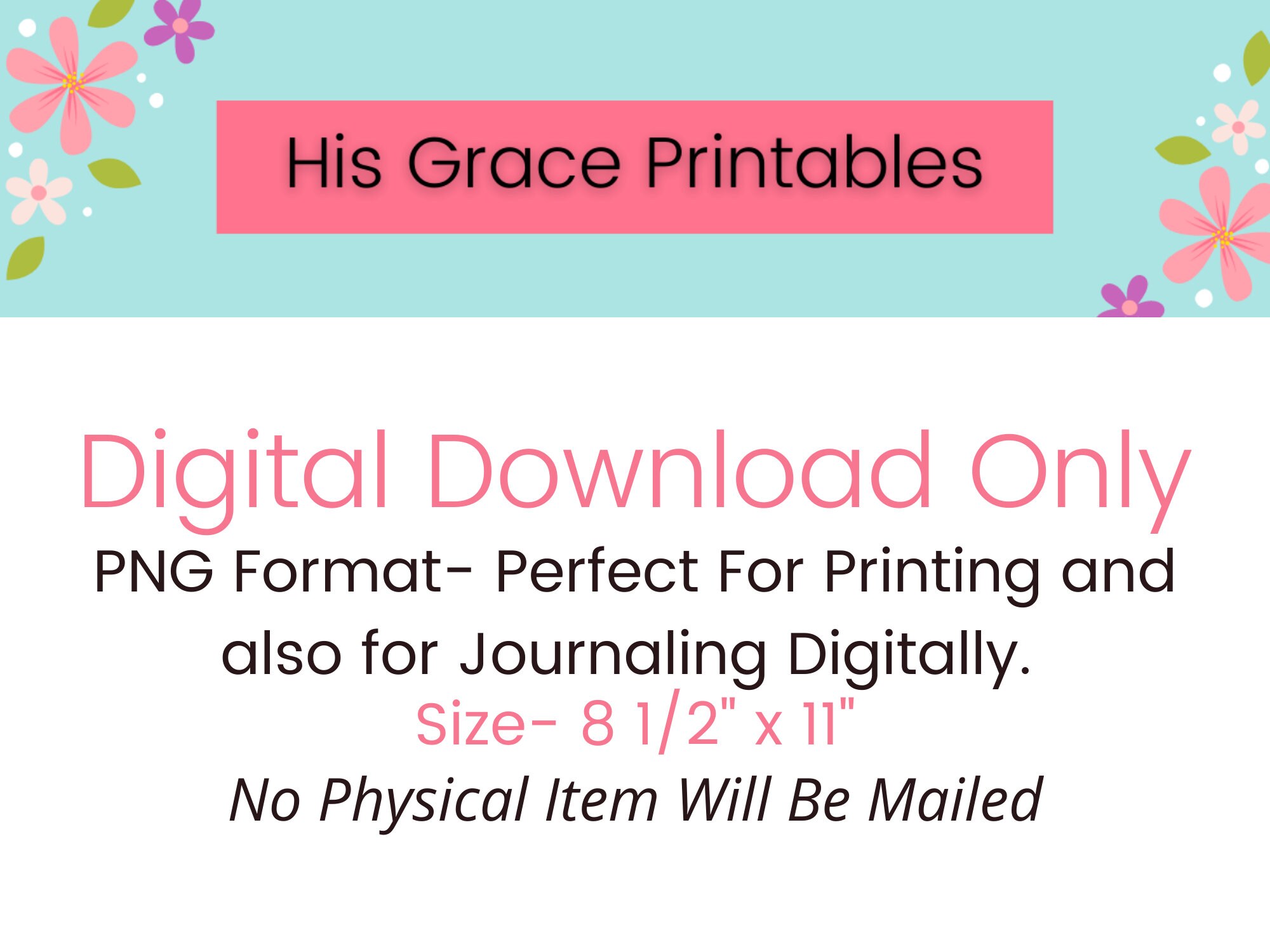Study His Word Hisgraceprintables Bible Journal Digital - Etsy