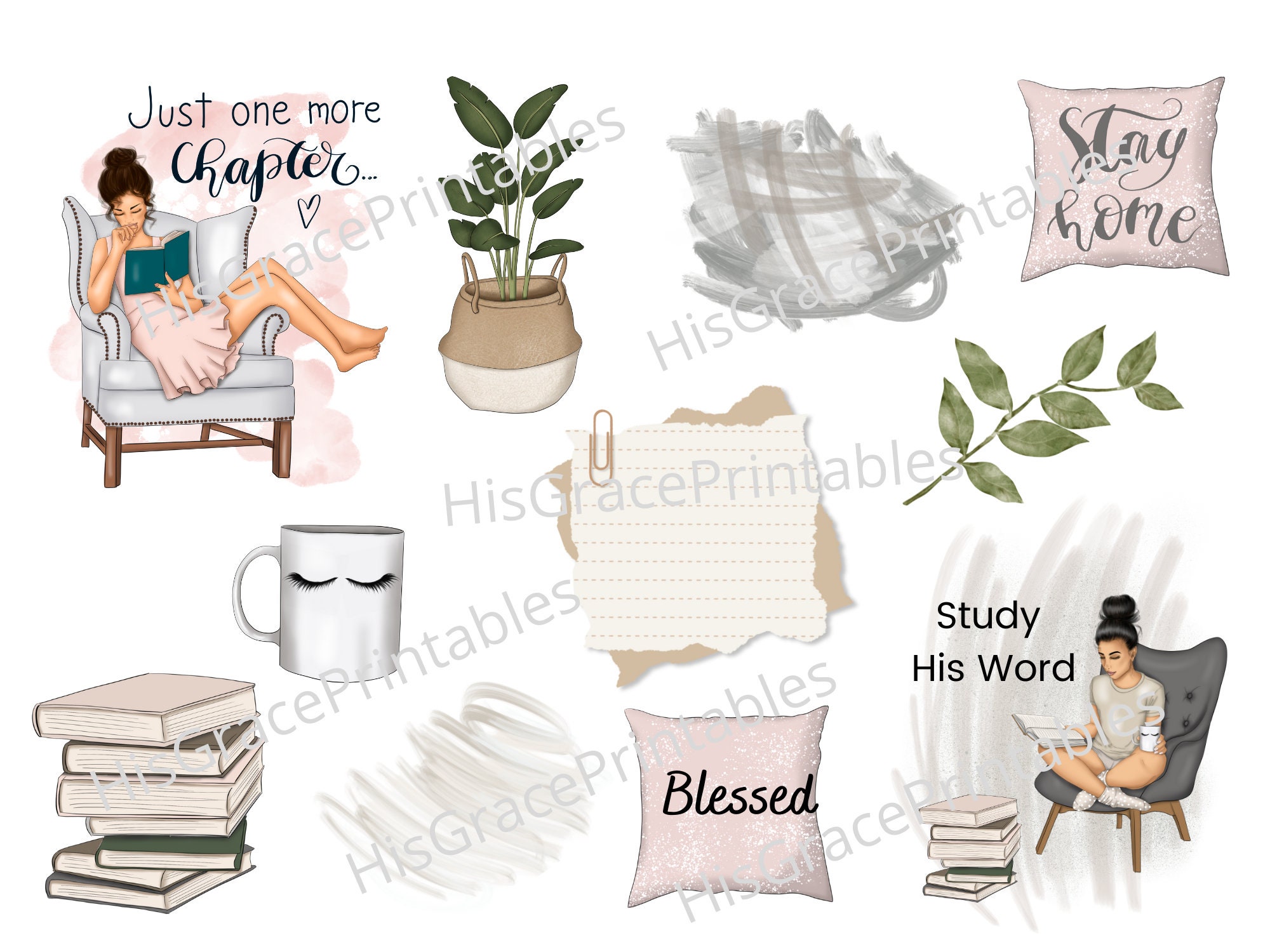 Study His Word Hisgraceprintables Bible Journal Digital - Etsy