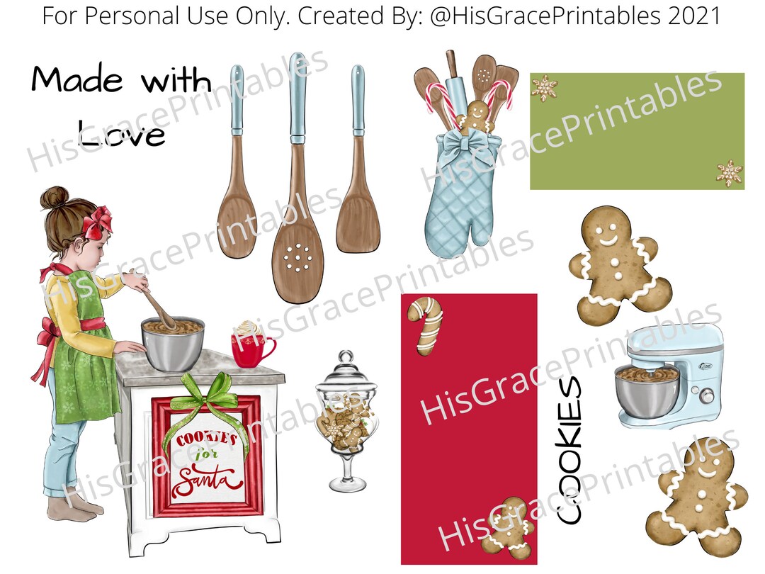 Cookies for Santa Bible Journaling, Printable, Illustrated Faith ...