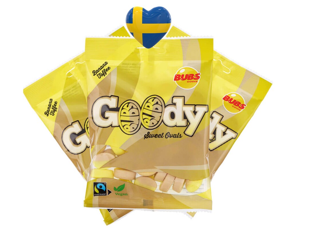 Bubs Goody Sweet Ovals Foam Candy - Banaba Bubs, Swedish Candy, Bubs ...
