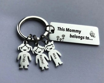 Mommy Keychain | Etsy