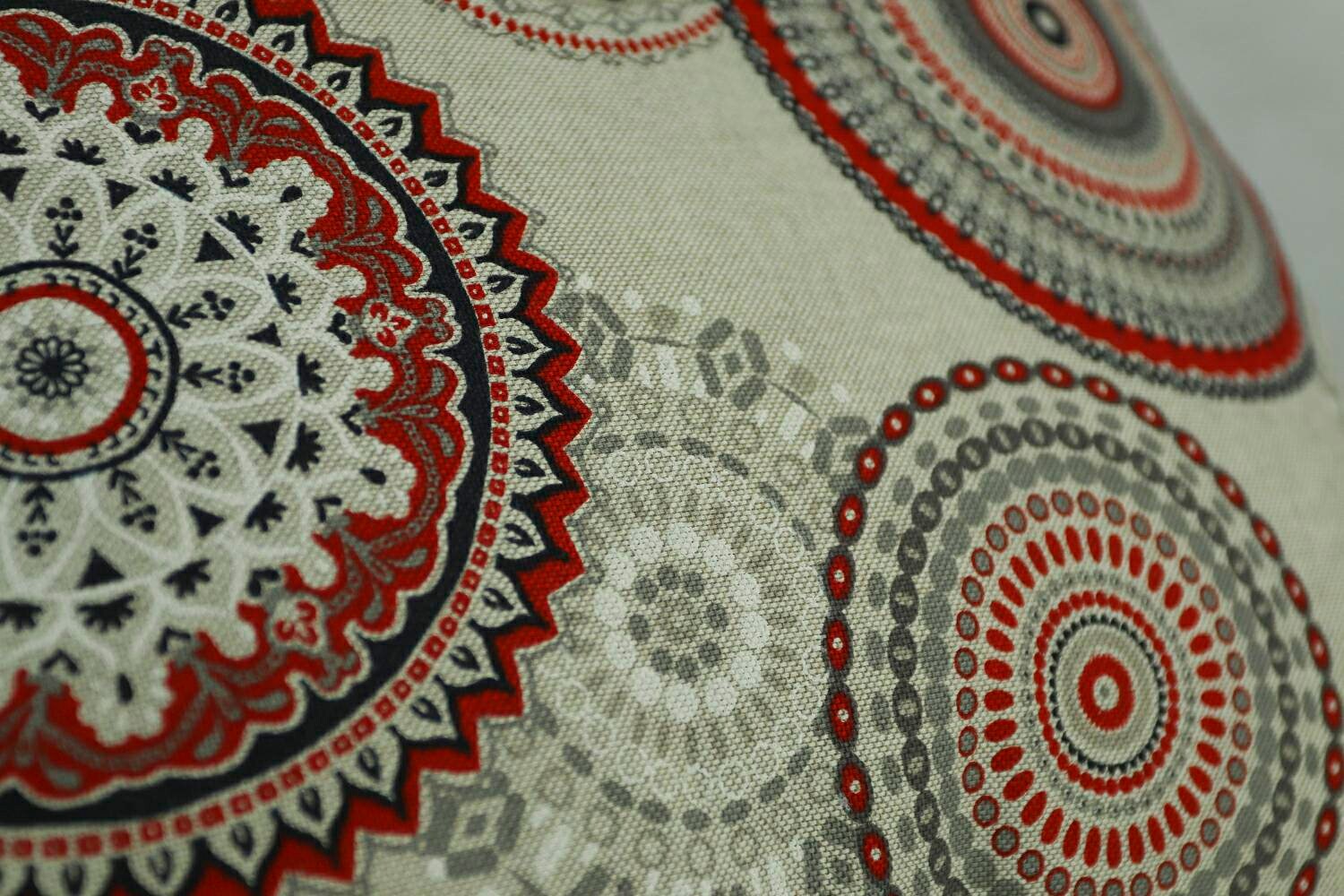 Oreiller Mandala berry en coton avec garniture kapok - Etsy France