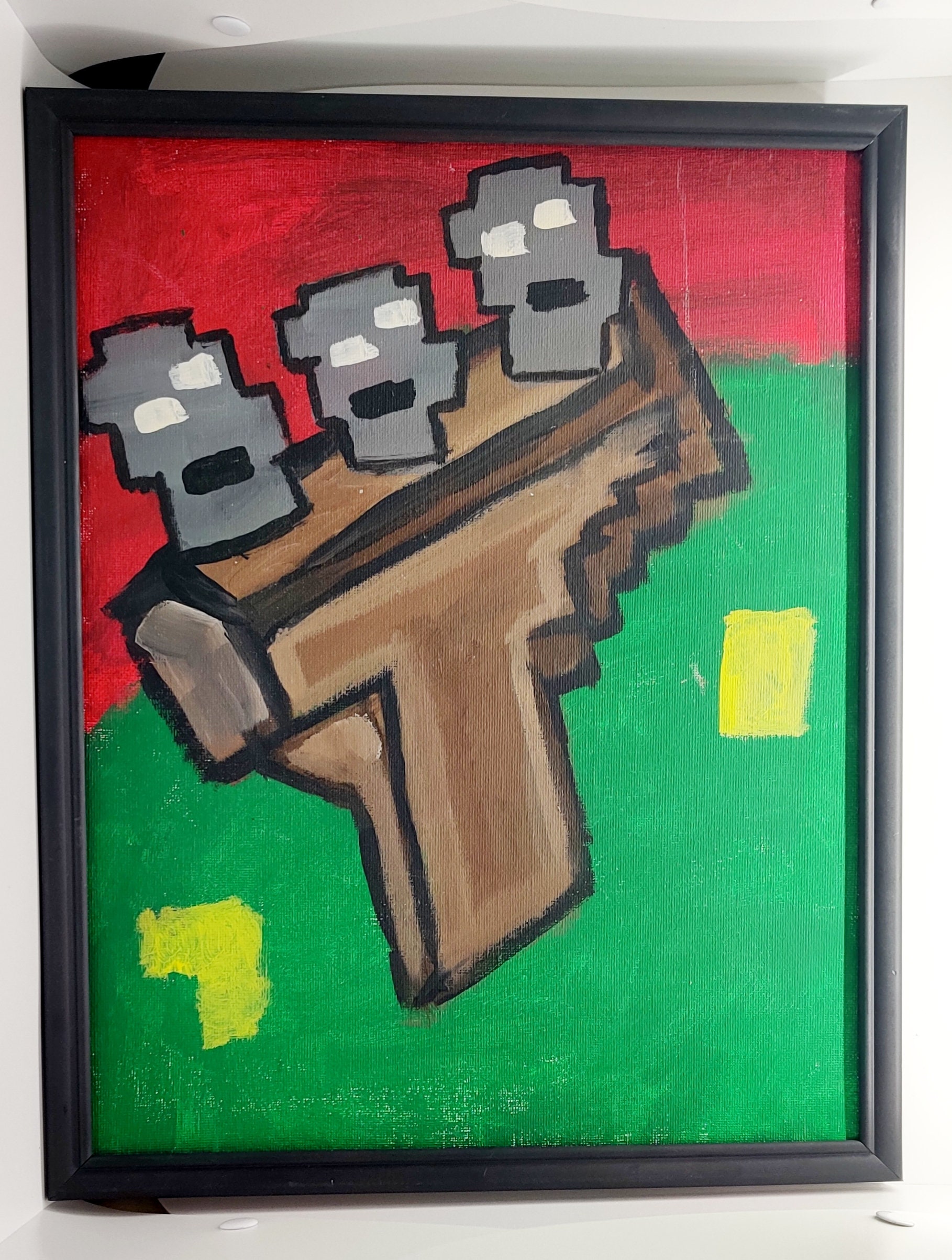 Minecraft Paintings In Real Life