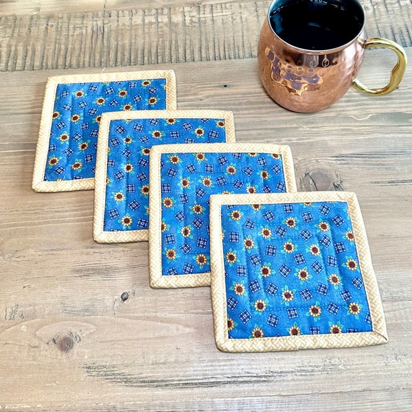 Quilted Mug Rug - Etsy