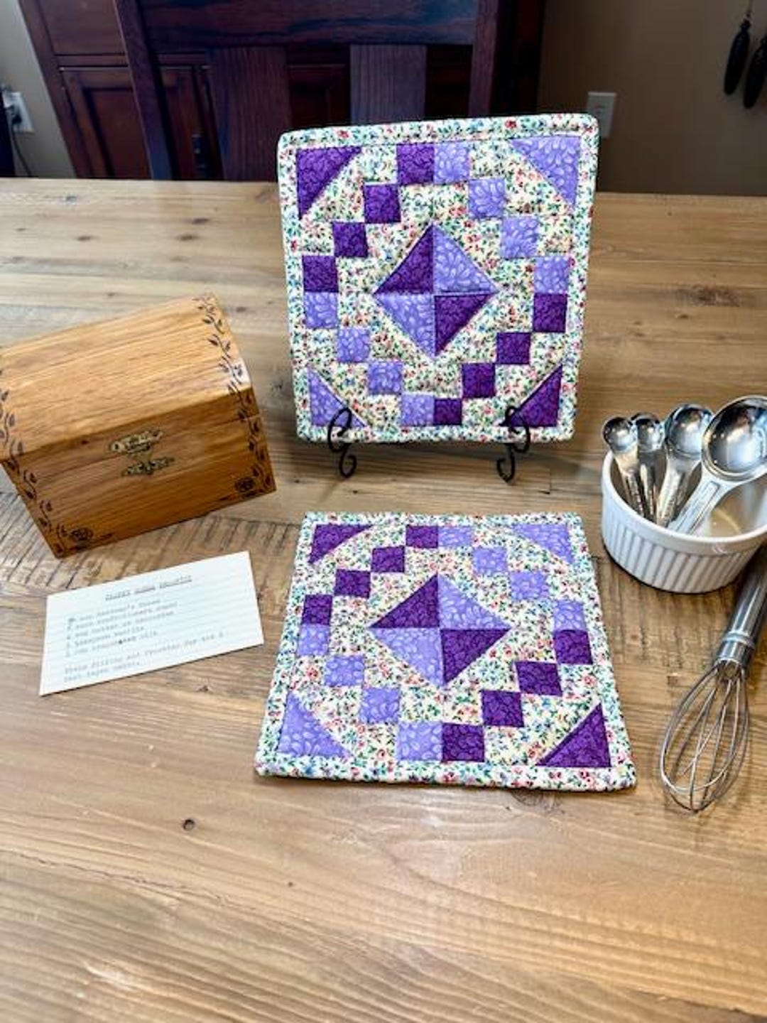 Pot Holders,quilted Potholders,hot Pad,trivet,country Décor,kitchen ...