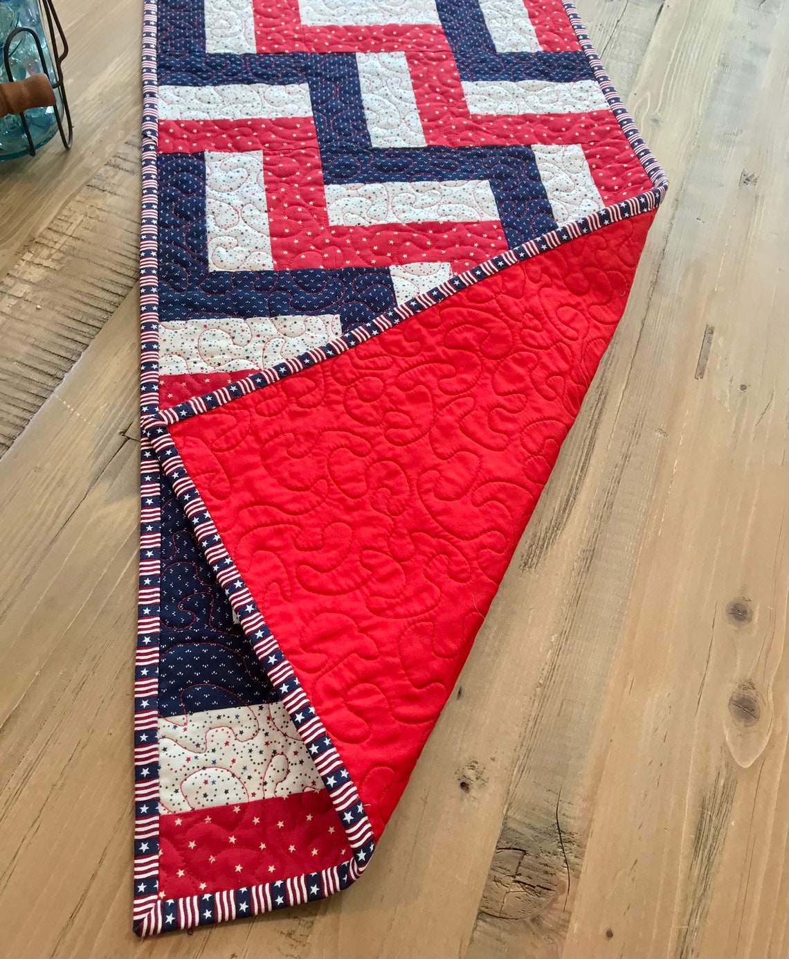 Table Runner,quilted,country Décor,table Centerpiece,kitchen Décor ...