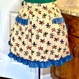 Apron,fall,baking Apron,half Apron,woman Apron,cotton Apron,cooking ...