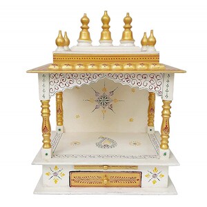 Wood Home Temple 45 X 30 X 60 Cm Copper and Gold - Etsy