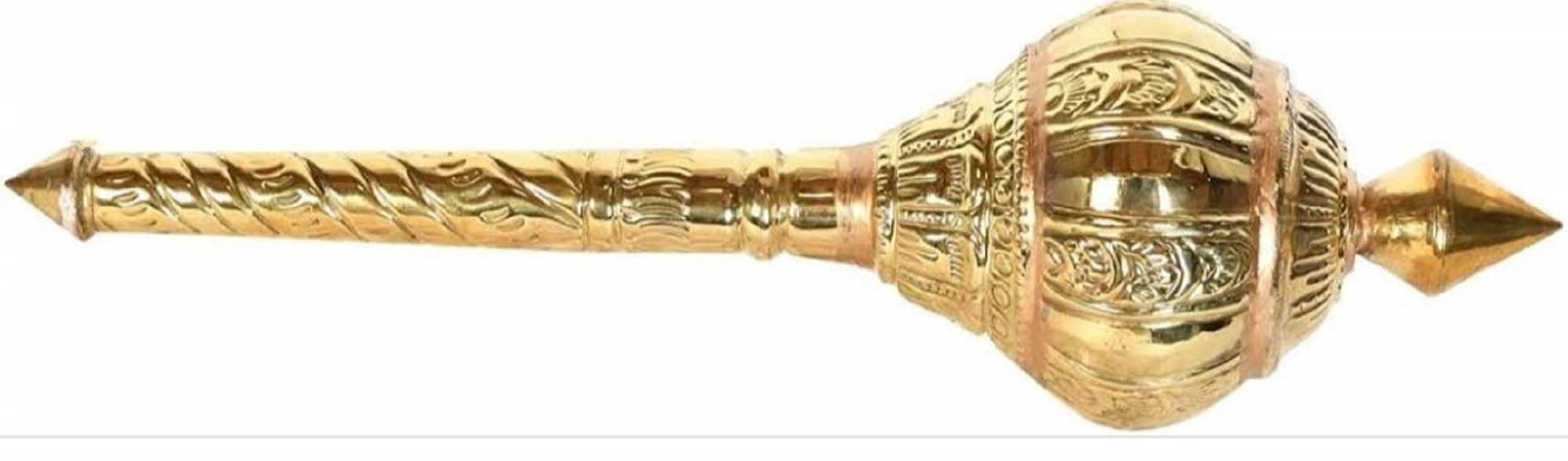 Brass Gada of Hanuman Ji Bajrang Bali Gada for Religious and Spritual ...