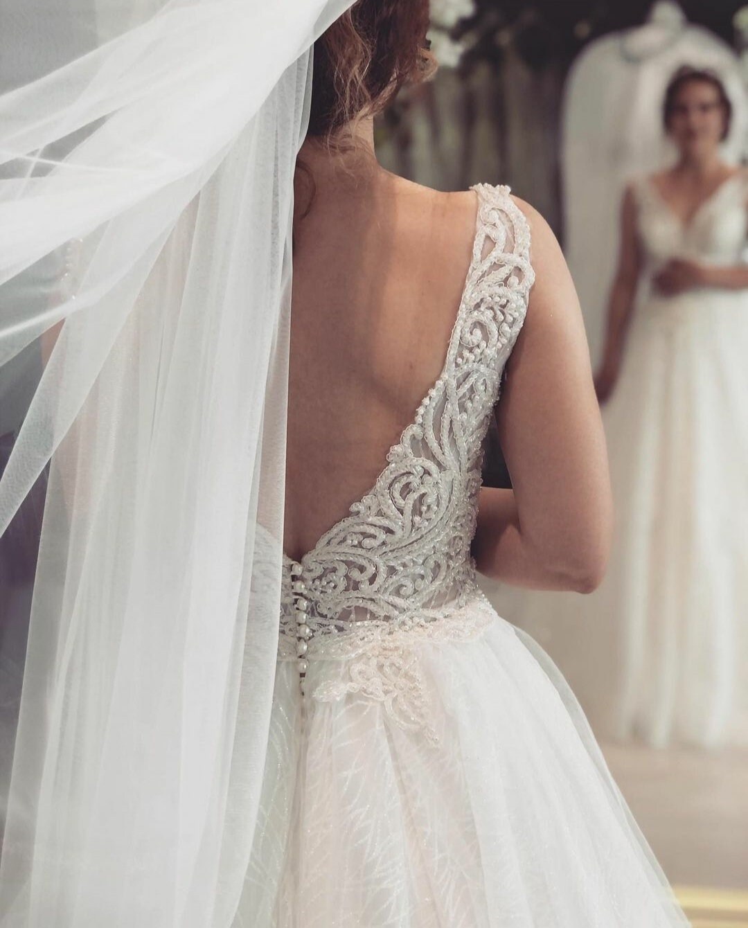 Simple Veil Slim Soft Wedding Veil Custom One Tier Cathedral Veil Soft ...