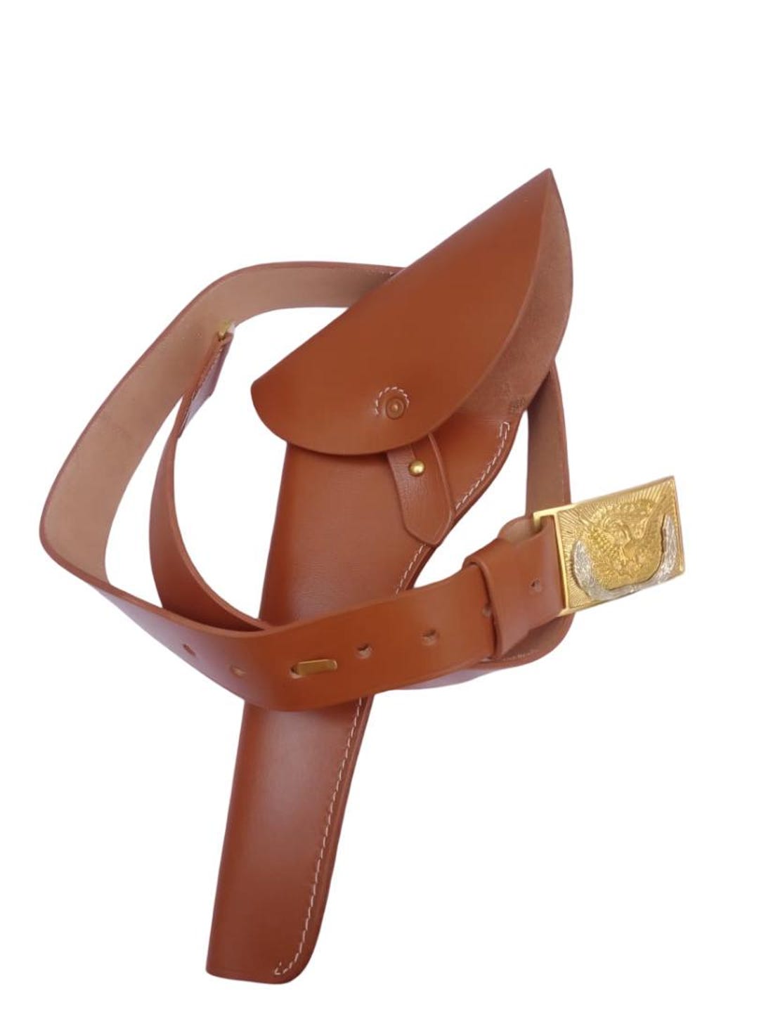 U.S American Civil War World War Cavalry Officer NCO Leather Belt Union ...