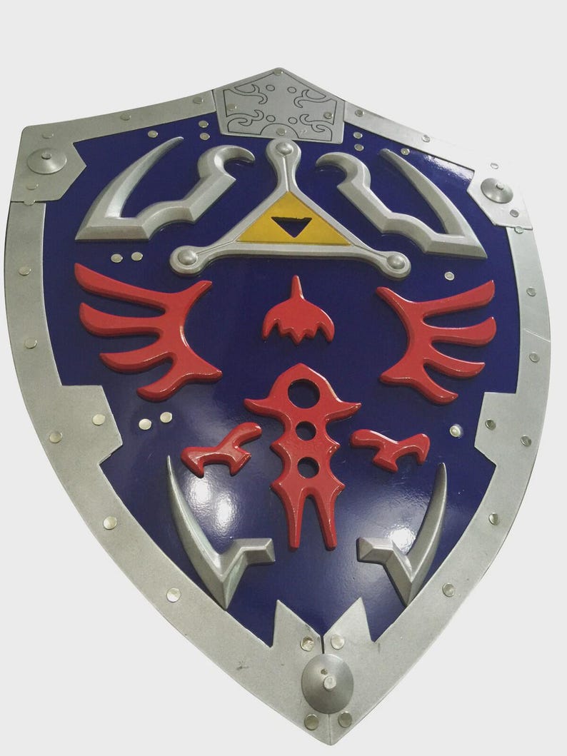 Hylian Shield of Link Legend of Zelda Metal Full Size Adult Link's the ...