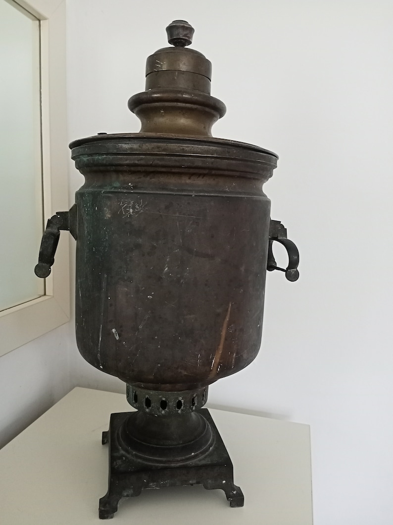 Samovar Batashov's Rare Antique Wood- Burning Brass Samovar Gift for ...