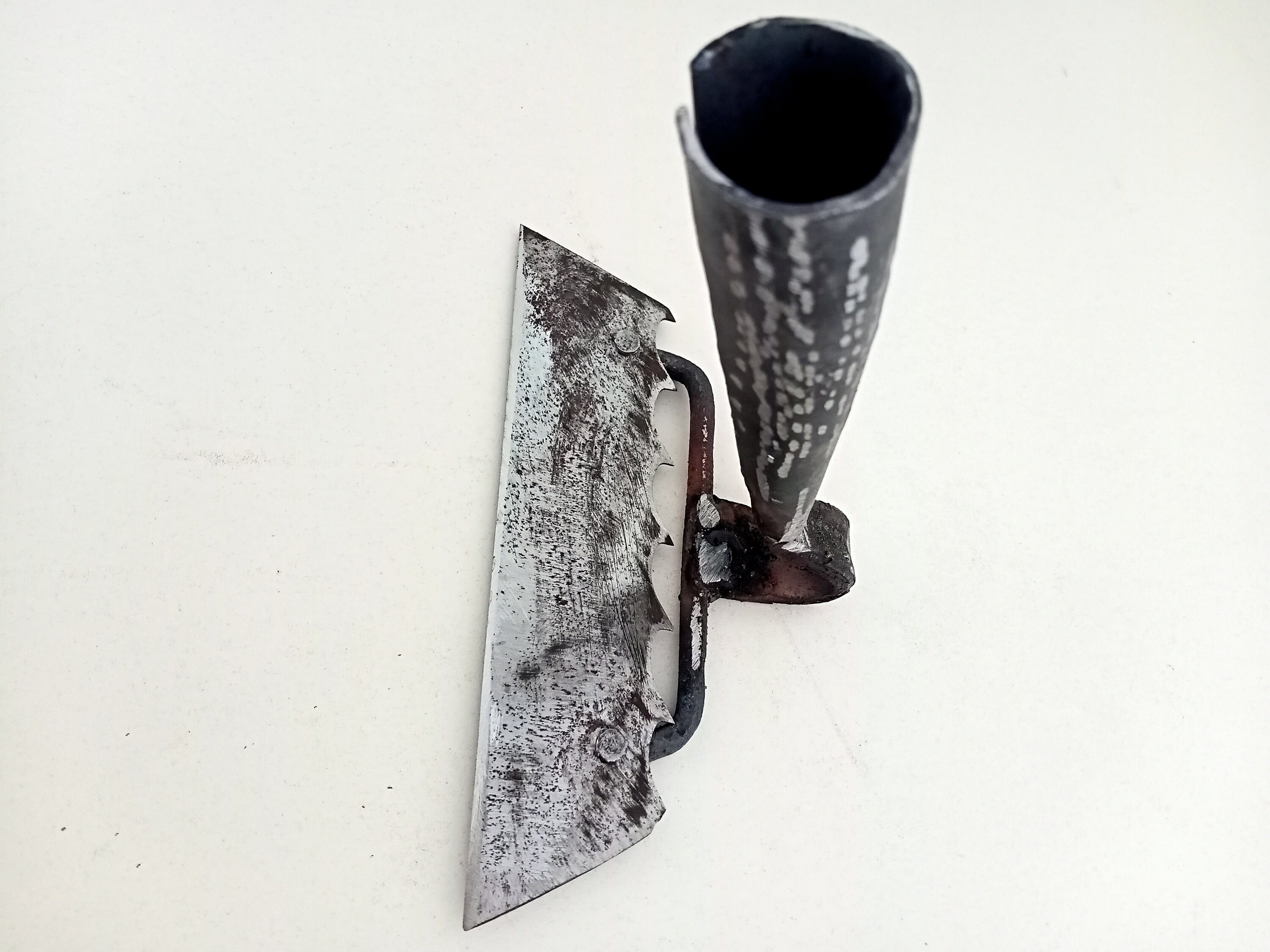 Forged metal tool hand Agricultural tool rural metal | Etsy