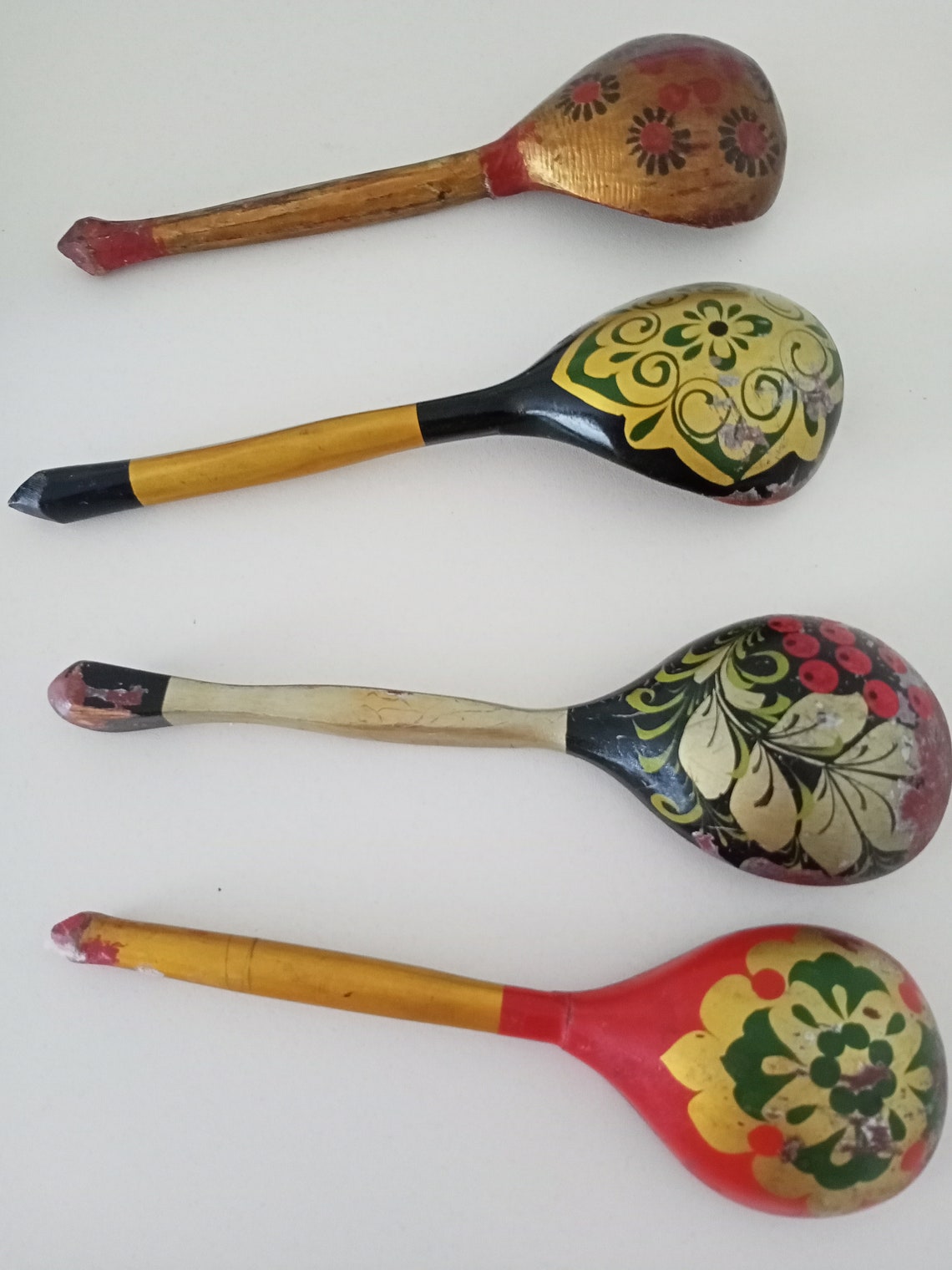 Dishes Antique for Decor Kitchen Spoons Wood Antique Vase - Etsy