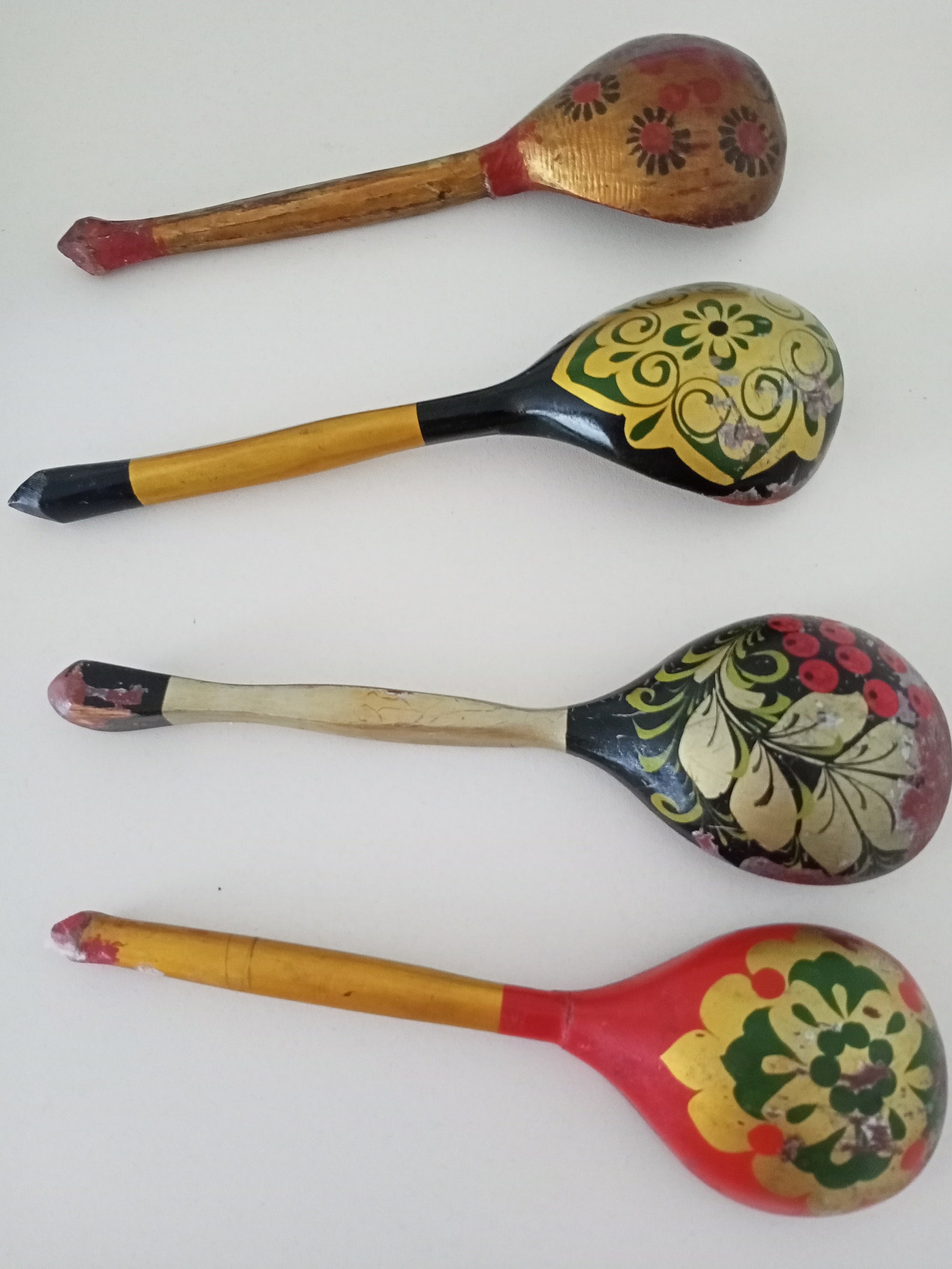 Dishes Antique for Decor Kitchen Spoons Wood Antique Vase - Etsy