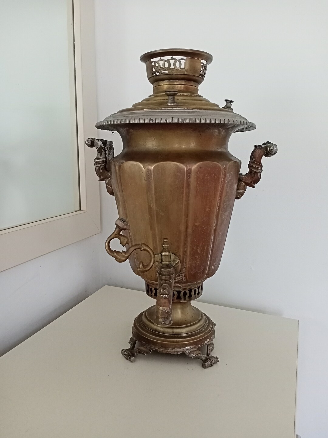 Batashov's Samovar Rare Vintage Wood-burning Brass Samovar Gift for ...
