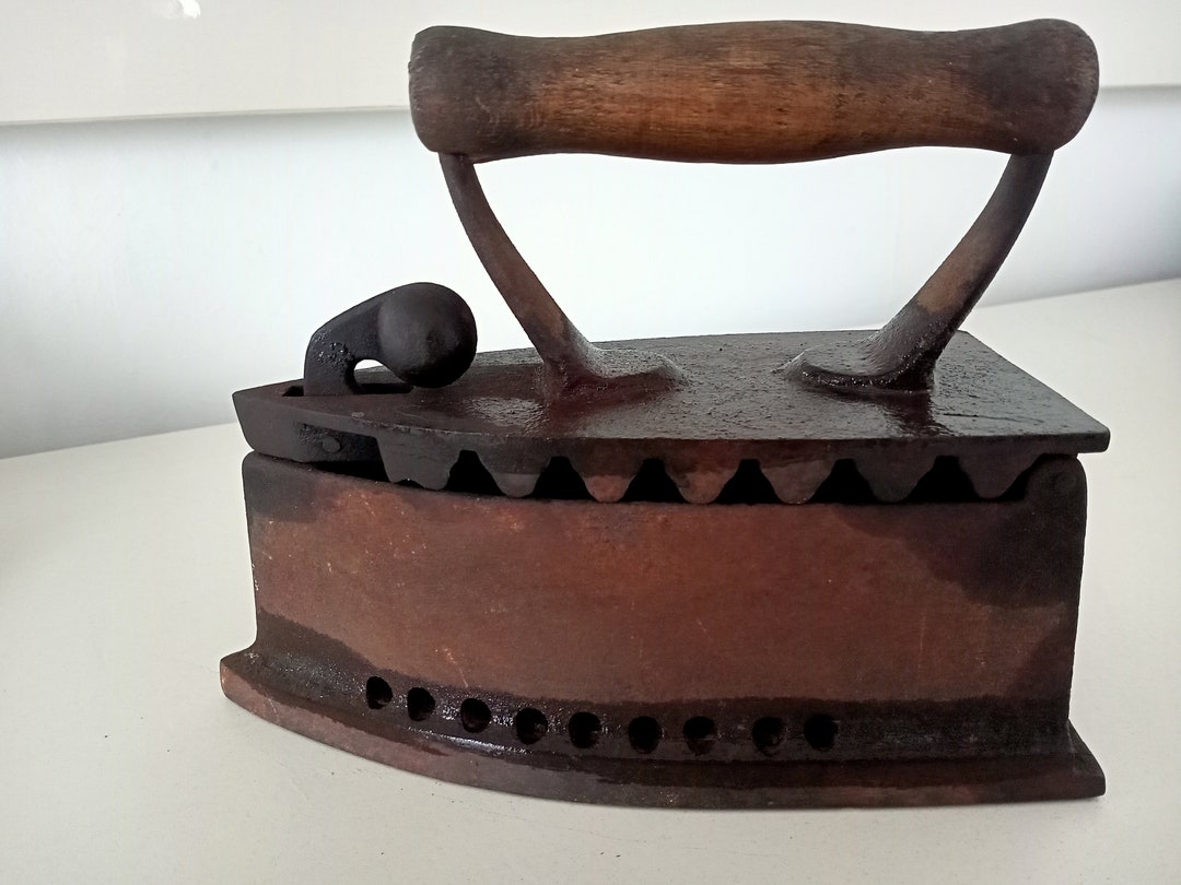 Antique Metal Iron on Coal Rare Vintage Rural Tools - Etsy