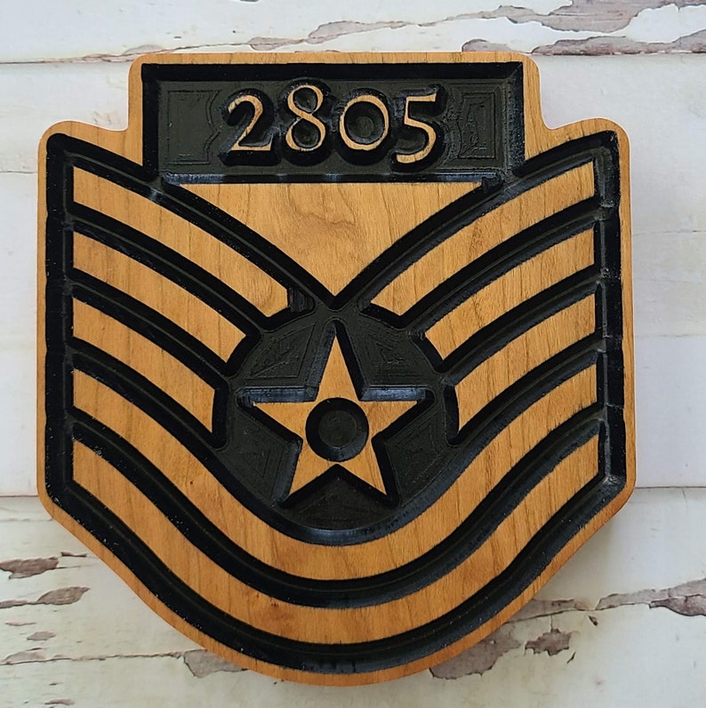 Personalized Military Rank Plaque - Etsy