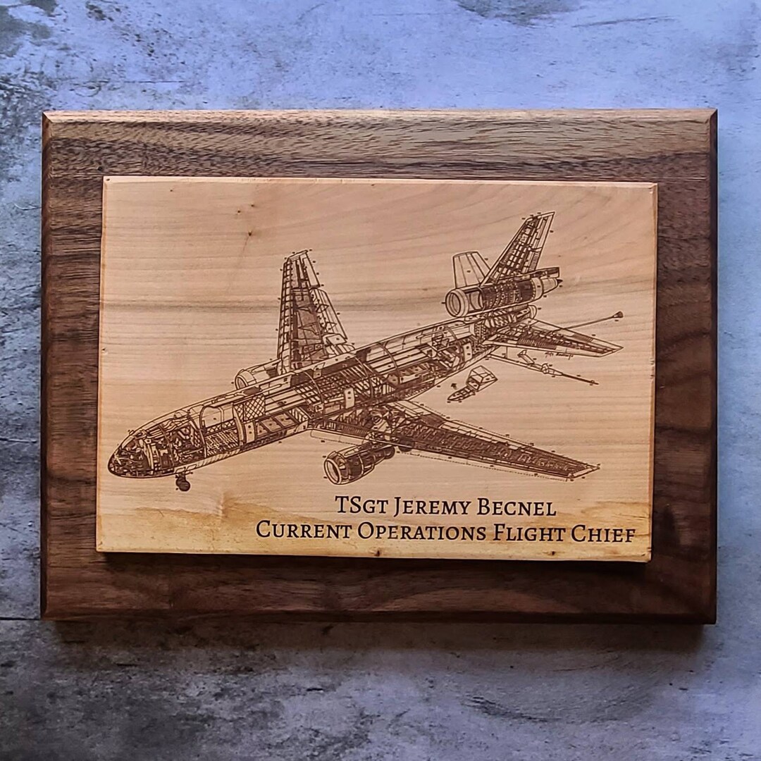 Plane Schematic Plaque - Etsy