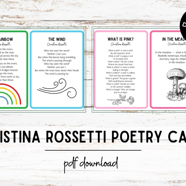 Christina Rossetti - Etsy