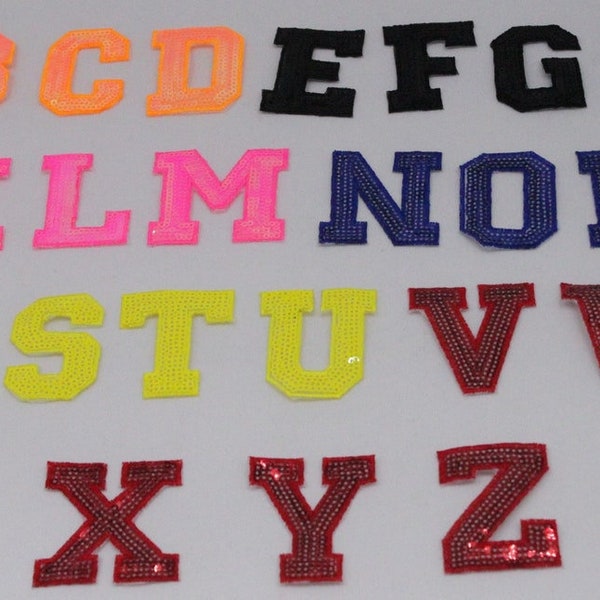 Red Sequin Letters - Etsy