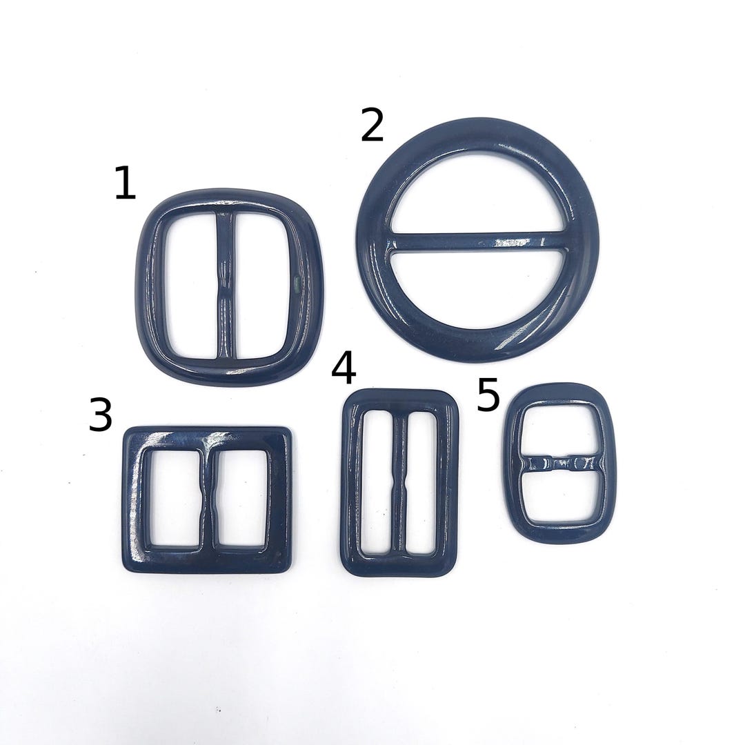 Black Resin Buckles - Etsy