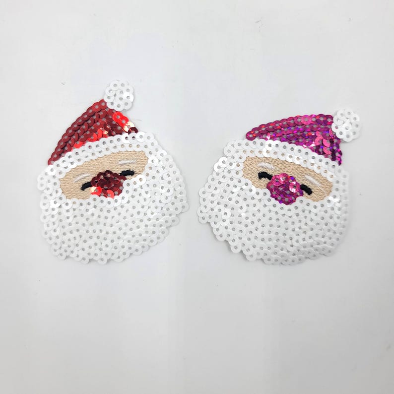 Mini Sequin Christmas Patches – Festive Sparkle for Every Project! - Etsy