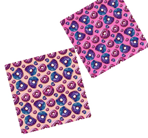 Donut Digital Printable Papers Donut Background Paper pack Donuts ...