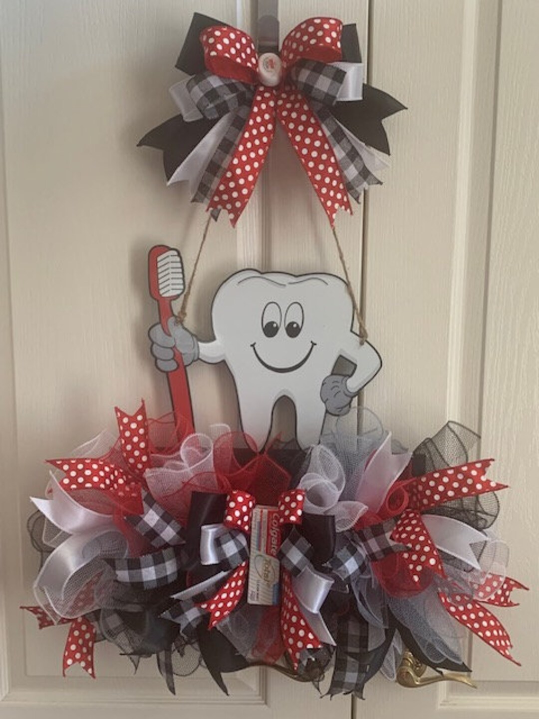 Large Tooth Holding Toothbrush Rail Wall/door Hanging - Etsy