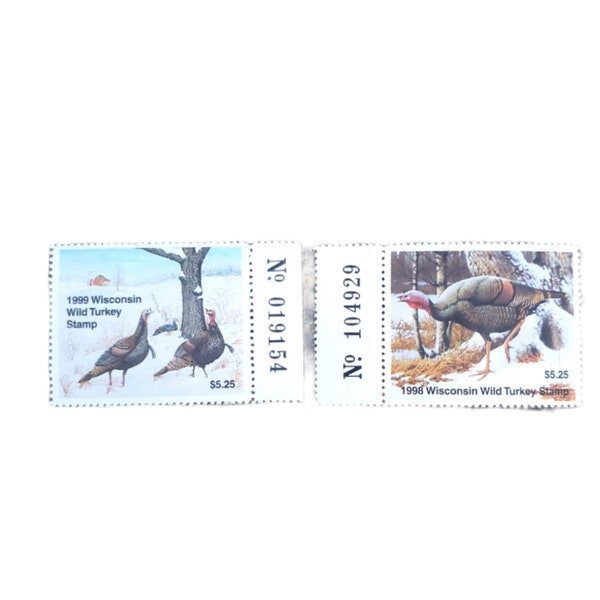 Wild Turkey Stamp - Etsy