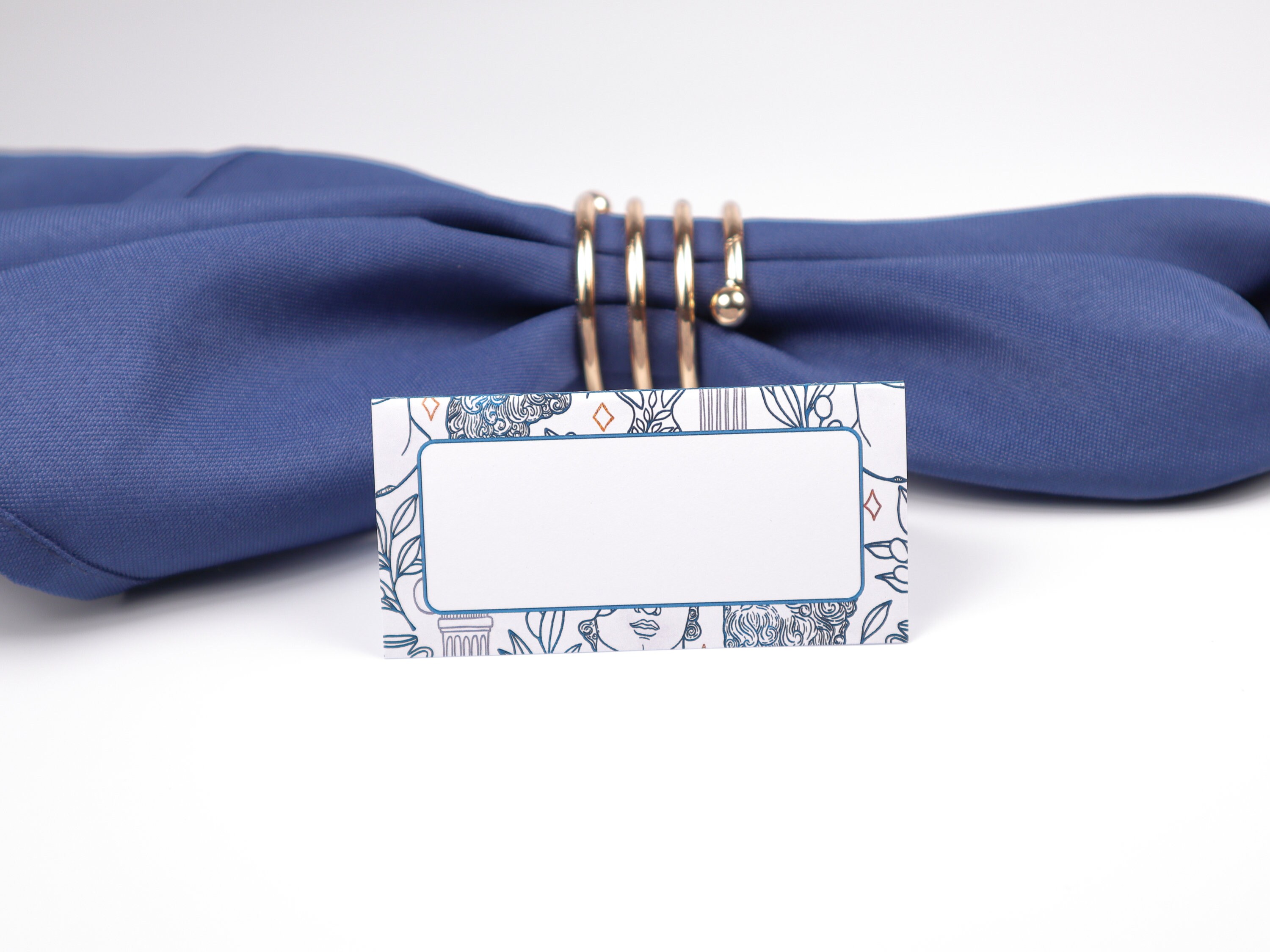 Name Place Card, Greek Table Setting, Guest Seating Arrangement, Table ...