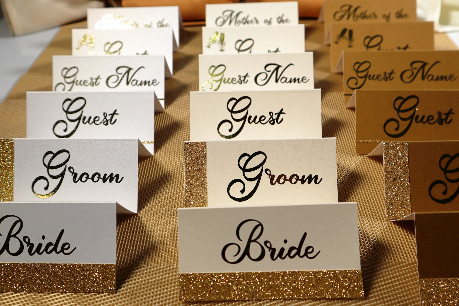 Wedding or Dinner Party Place Cards/ Guest Name Personalized/ | Etsy