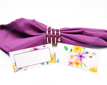 Name Place Card, Greek Table Setting, Guest Seating Arrangement, Table ...