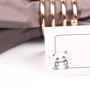 Name Place Card, Panda Table Setting, Guest Seating Arrangement, Table ...