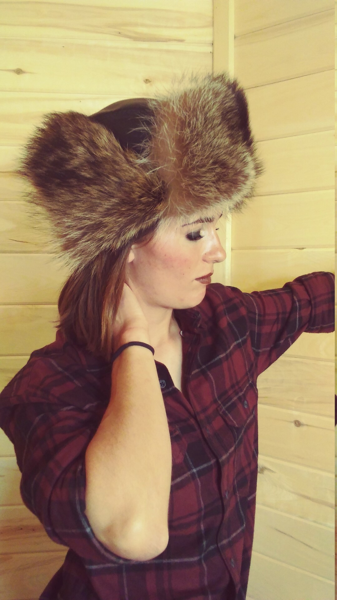 Raccoon Ushanka: sombrero de piel de hecho ruso - Etsy España