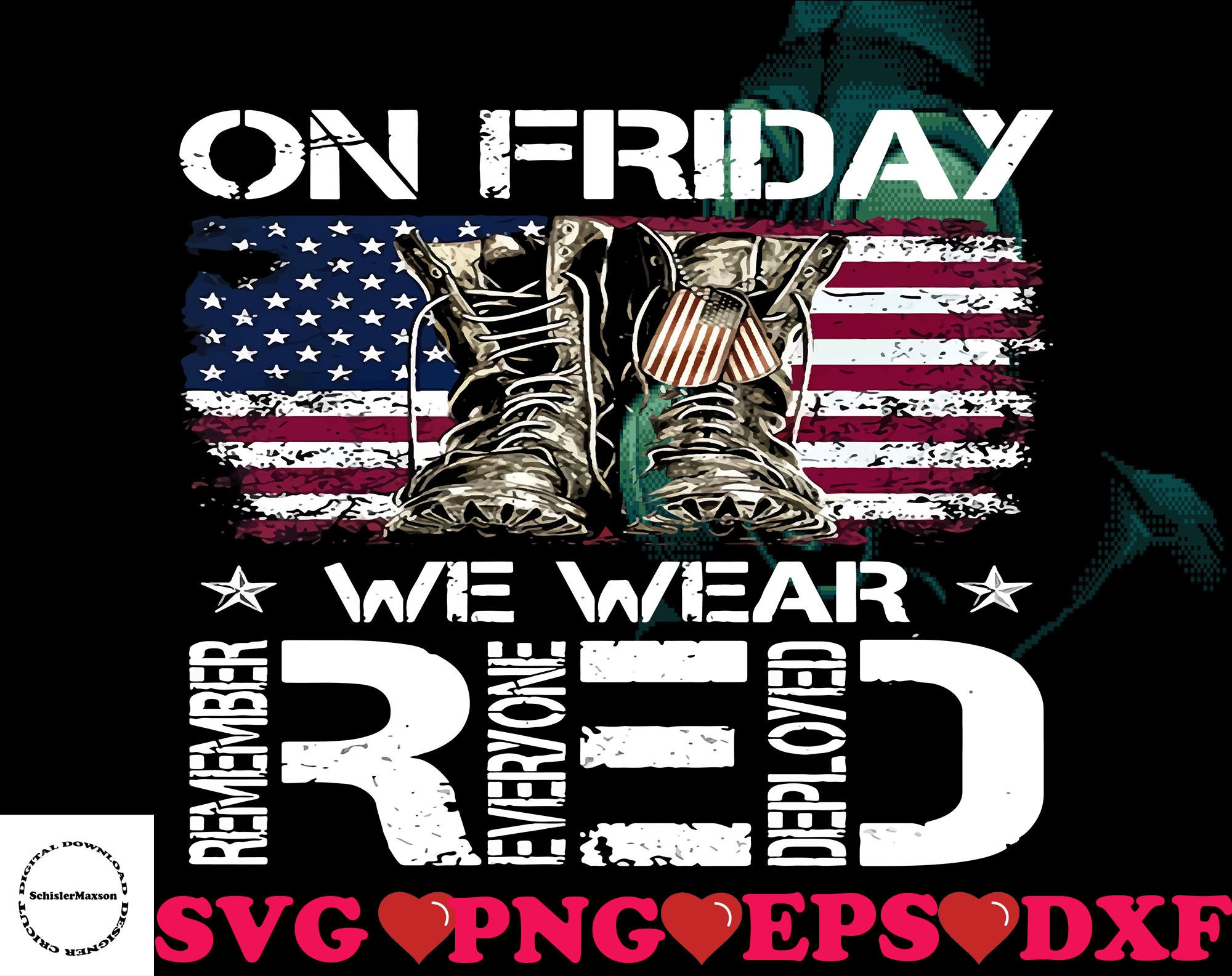 On Friday We Wear Red SVG Friday Svg Friday Red Svg | Etsy