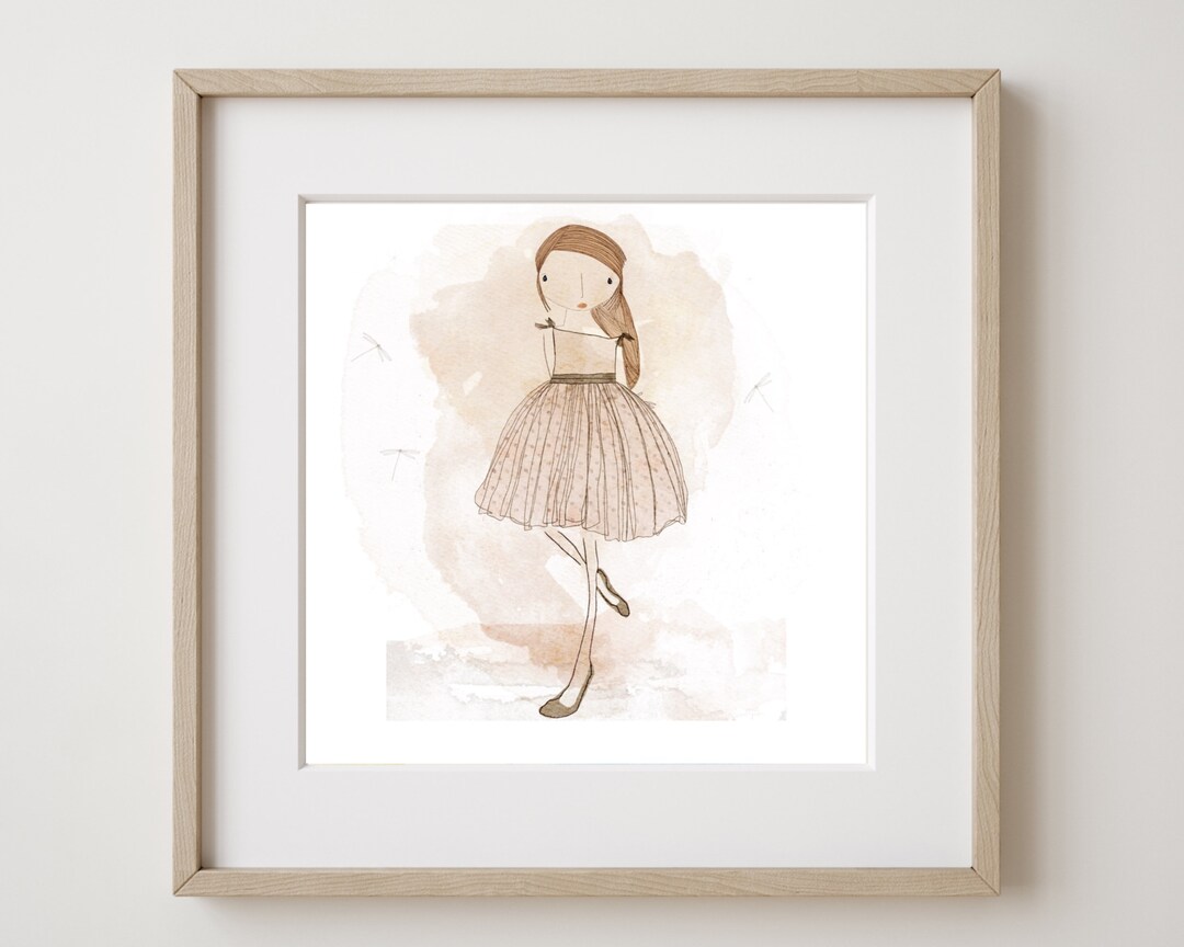 Girl Art Print, Giclée Wall Decor, Art Print, Museum Quality Art Prints ...