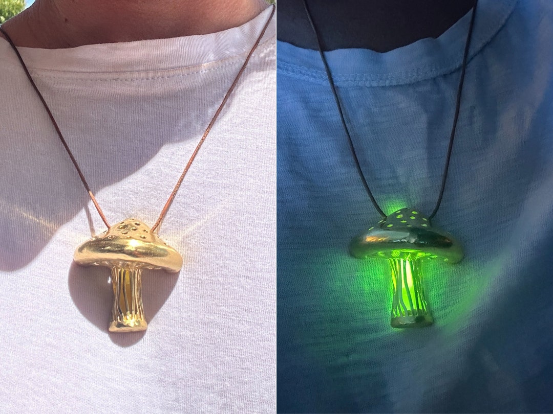 Nature-inspired Jewelry, Festival & Rave Jewelry, Mushroom Necklace ...