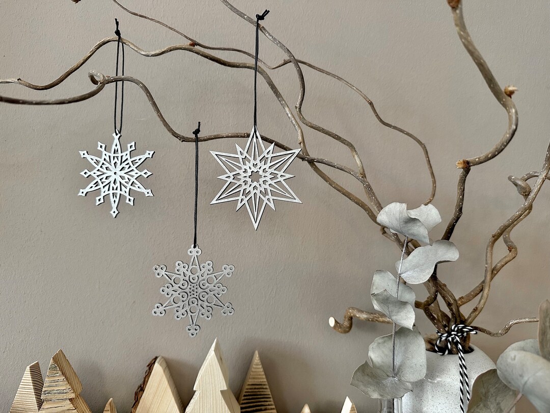 Star Pendant Set of 6 - Etsy