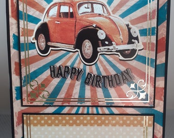 Vw Birthday Card - Etsy UK