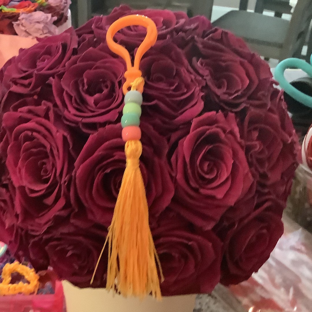 Handmade Beaded Key Chains - Etsy