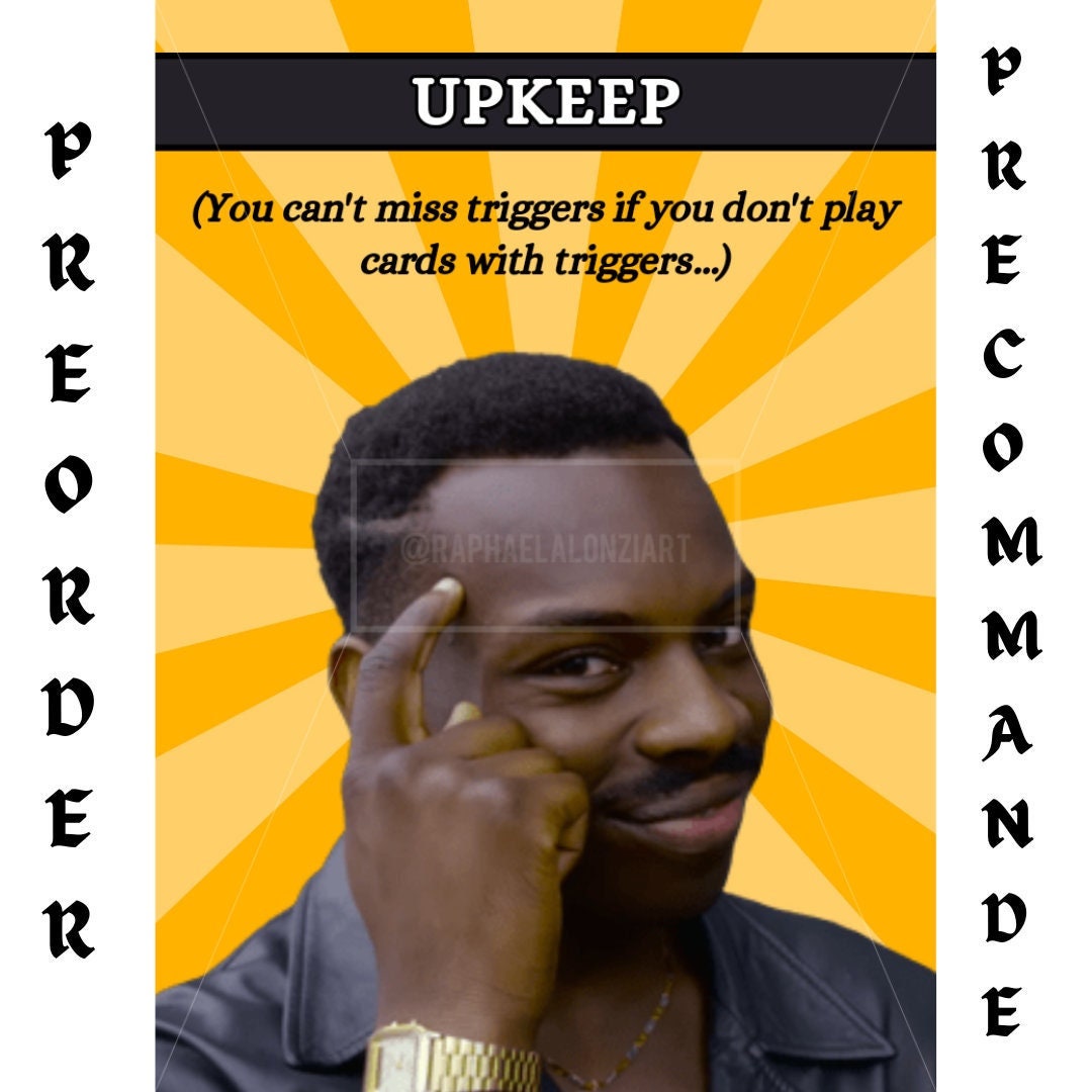 Upkeep Custom Full Art Token for MTG Magic the Gathering - Etsy