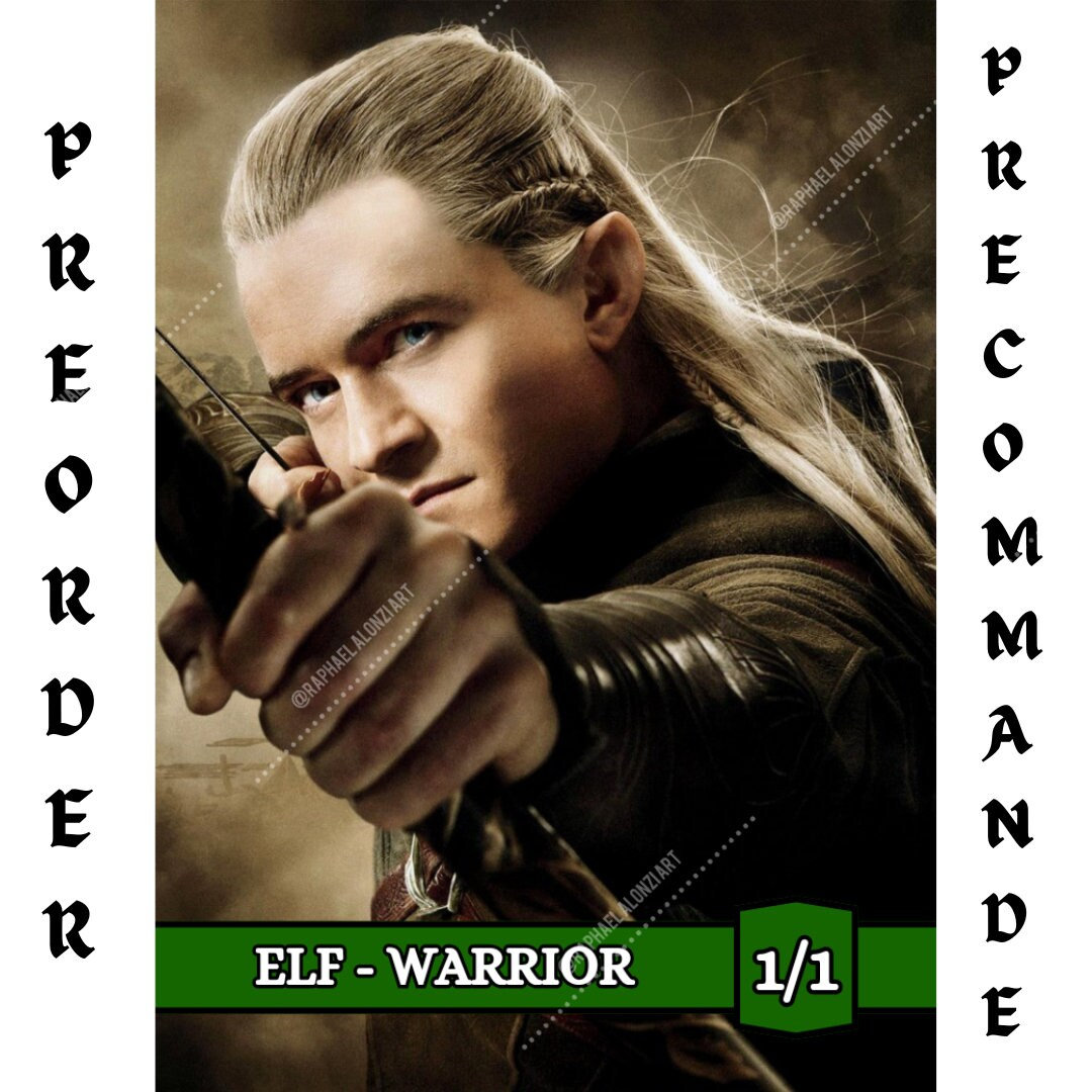 Elf Warrior Custom Full Art Token for MTG Magic the - Etsy