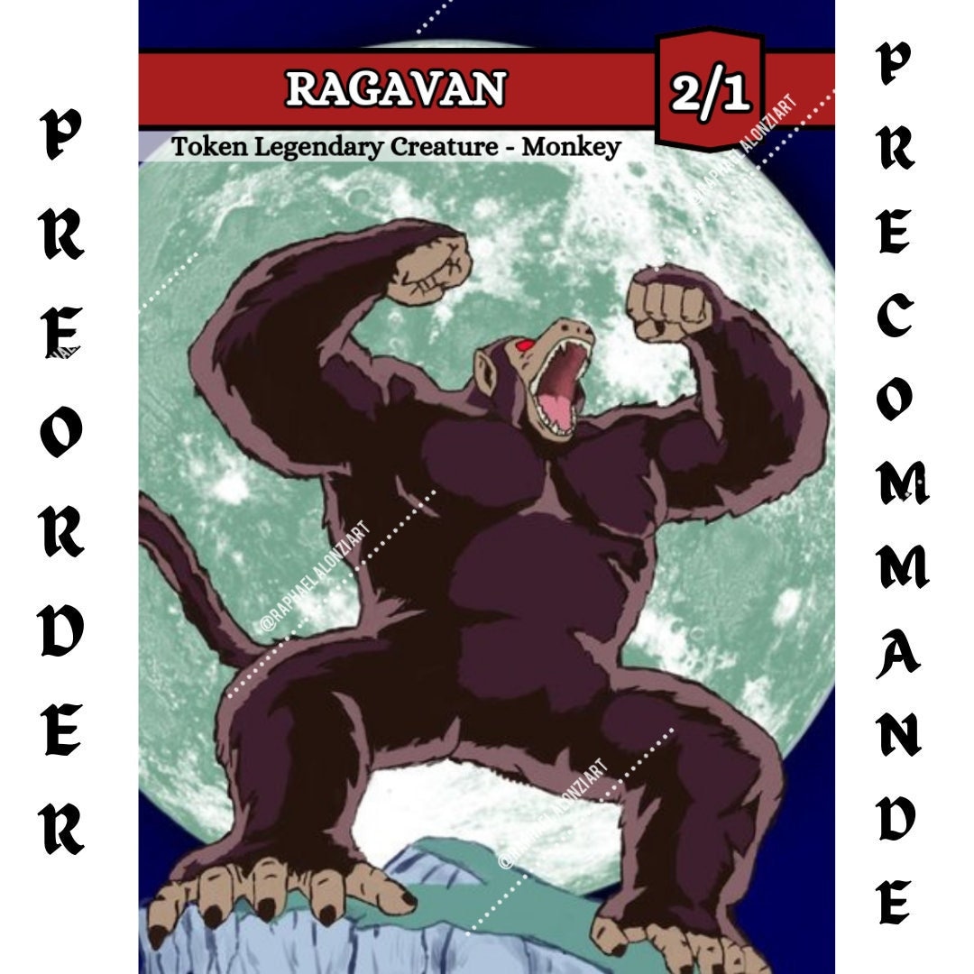 Ragavan Custom Full Art Token for MTG Magic the Gathering - Etsy