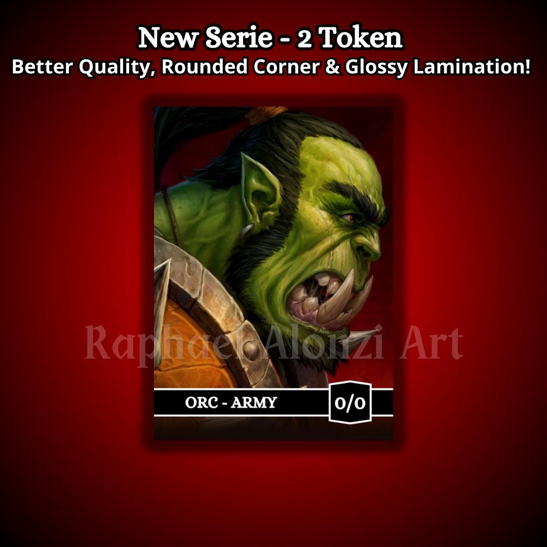 Orc Army Full Art Custom Token for MTG - Magic the Gathering - RAA ...